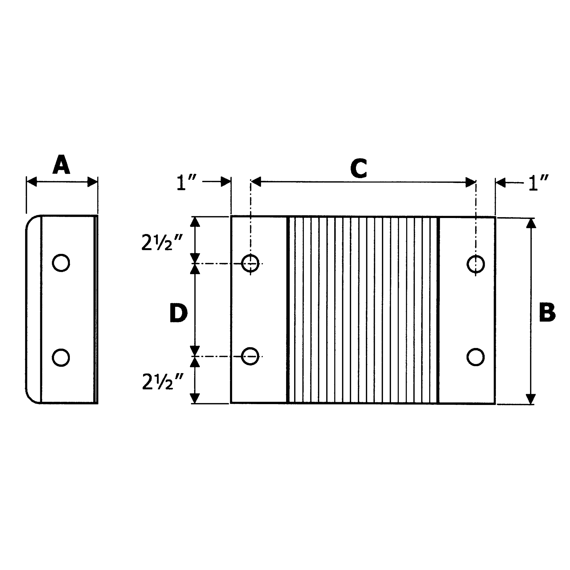 Ideal Warehouse Innovations Laminated Dock Bumpers Horizontal Rubber ideal-warehouse-innovations-laminated-dock-bumpers-horizontal-rubber