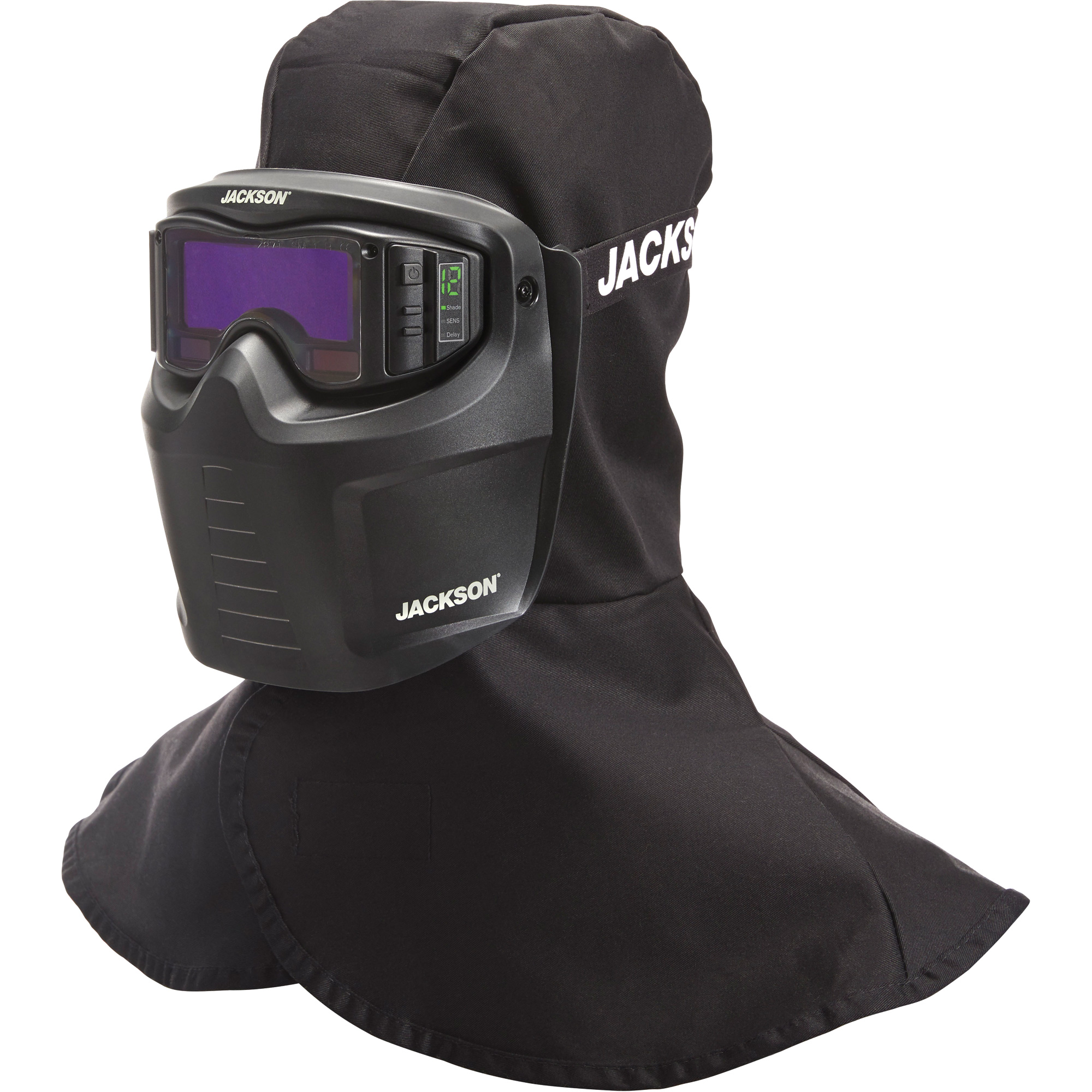 Jackson Safety Rebel ADF Welding Mask, 3.5" L x 1.3" W View Area, 3/5 ...