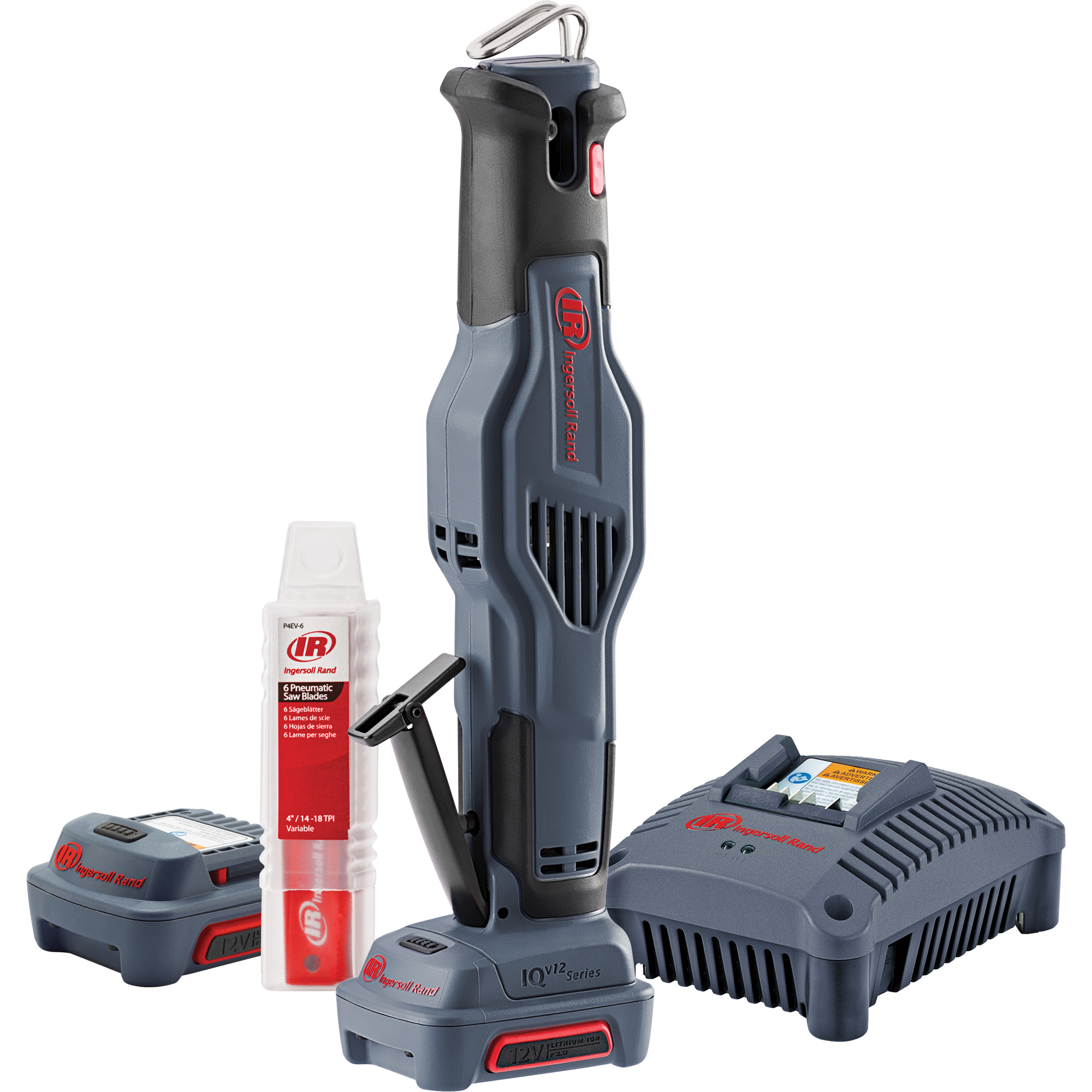 Ingersoll Rand Cordless Reciprocating Saw Kit, 12 V, Lithium-Ion ...